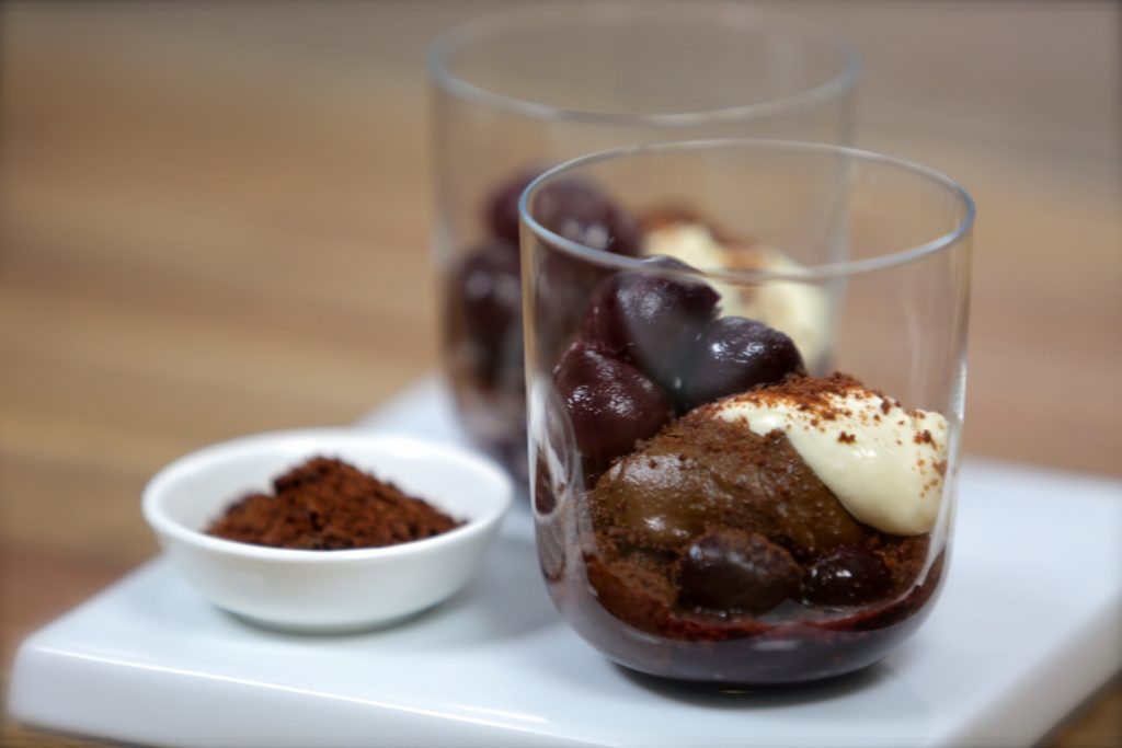 Black forest avocado parfaits - Australian Avocados