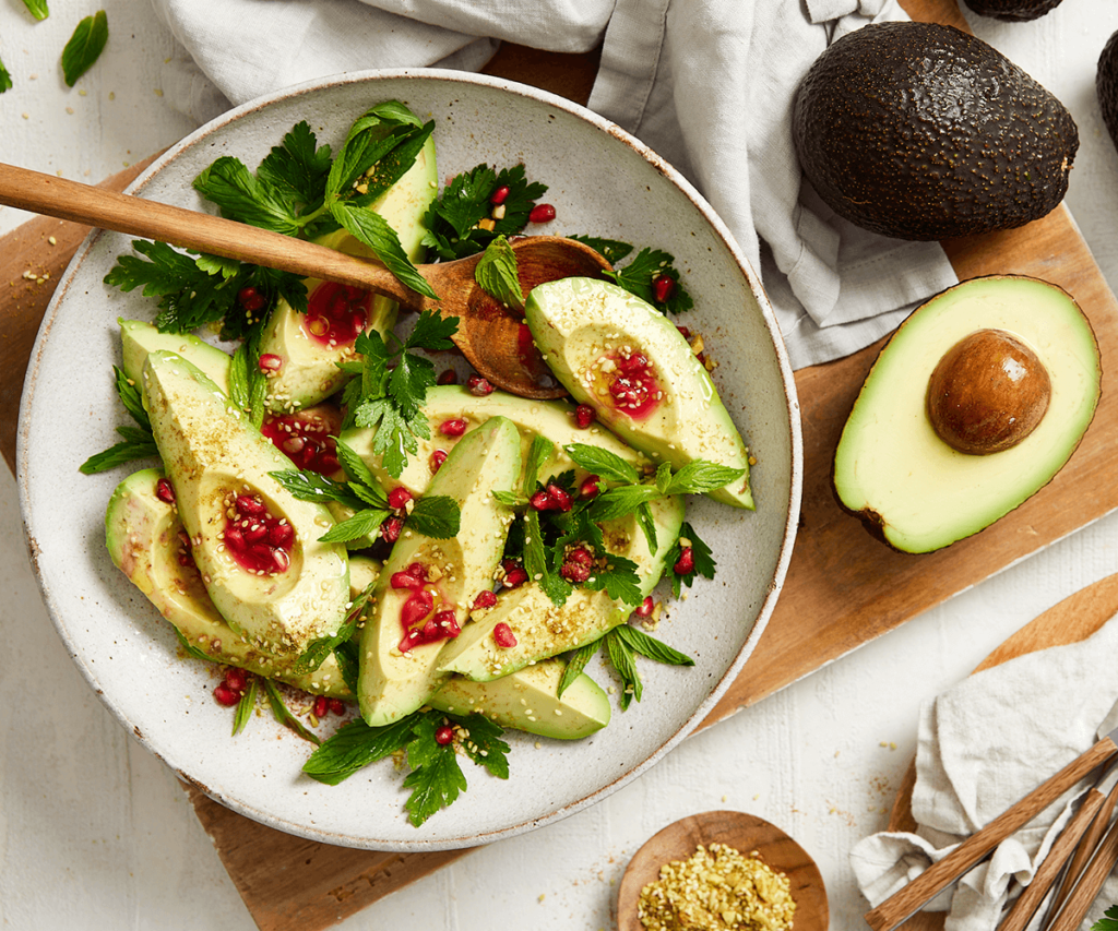 Moroccan Avocado Wedge Salad - Australian Avocados