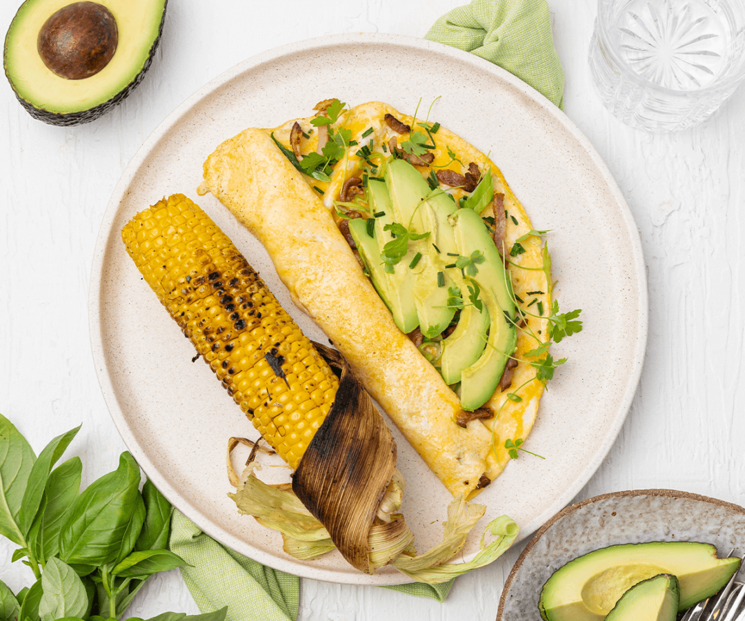 Anytime Avocado Omelette - Australian Avocados
