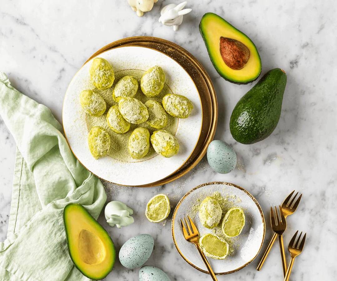 Shepard avocado, white chocolate and matcha Easter eggs - Australian ...