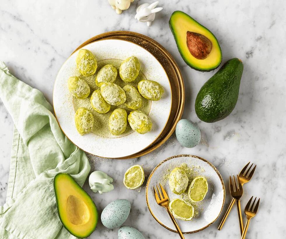 Shepard avocado, white chocolate and matcha Easter eggs - Australian ...