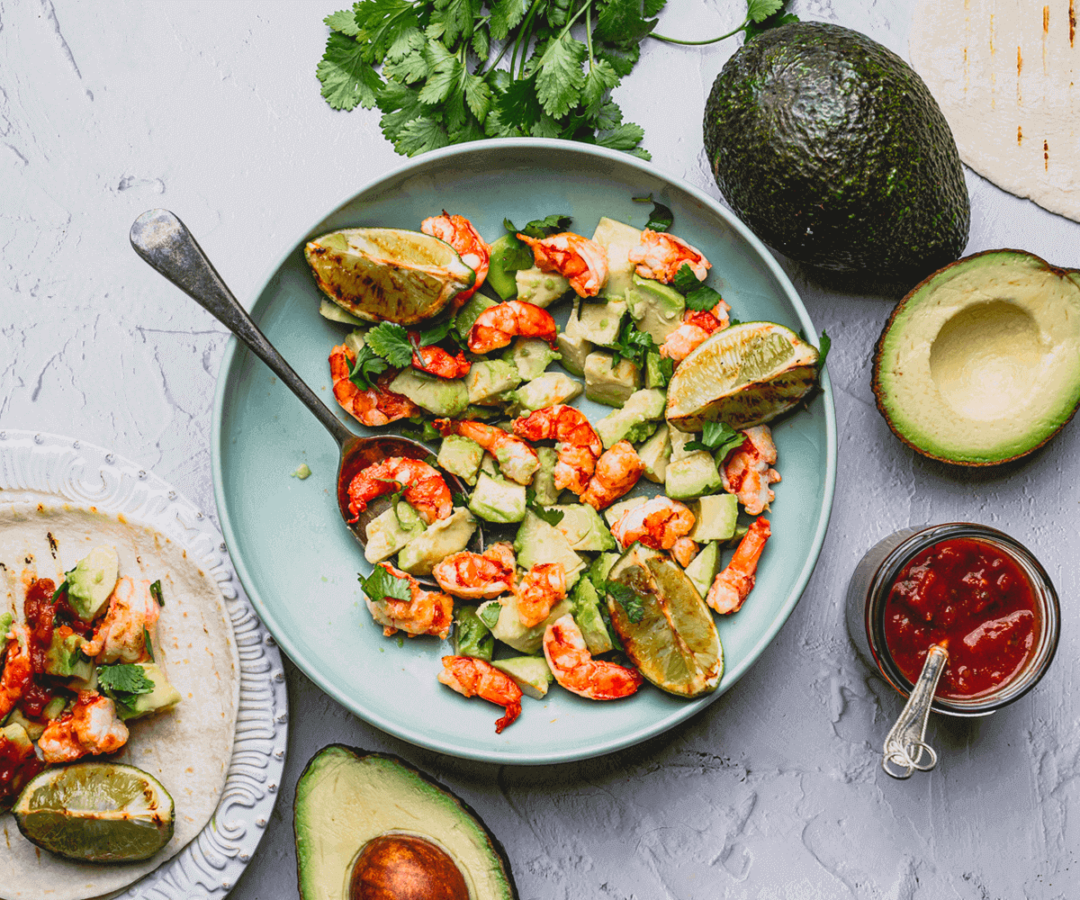 Grilled Prawn and Avocado Salsa - Australian Avocados